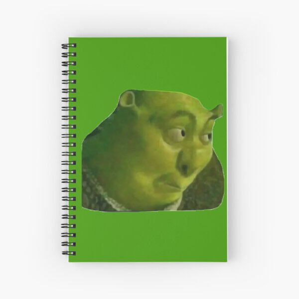 "Shrek Meme" Spiral Notebook for Sale by danimora | Redbubble