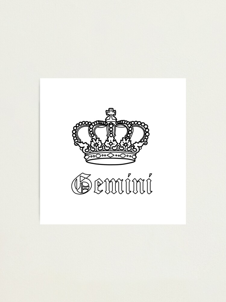 "Gemini Crown" Photographic Print by CinnamonCocaine | Redbubble