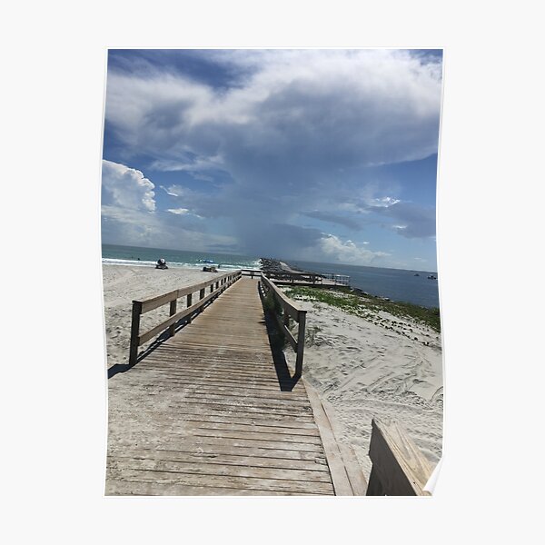 "Ponce Inlet Beach - Florida" Poster for Sale by TurtleDoveArt | Redbubble