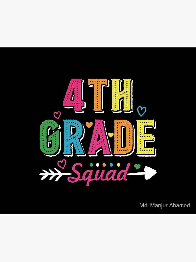 "4th Grade Squad Cute Fourth Grade Squad Student Teacher Back To School ...