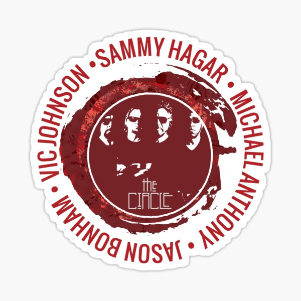 "Sammy Hagar and The Circle Tour Logo Custom rare" Sticker for Sale by ...