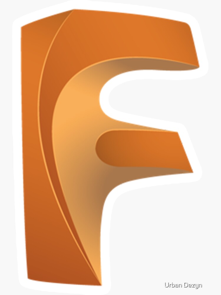 "Fusion 360 logo laptop sticker" Sticker for Sale by amithacharya ...