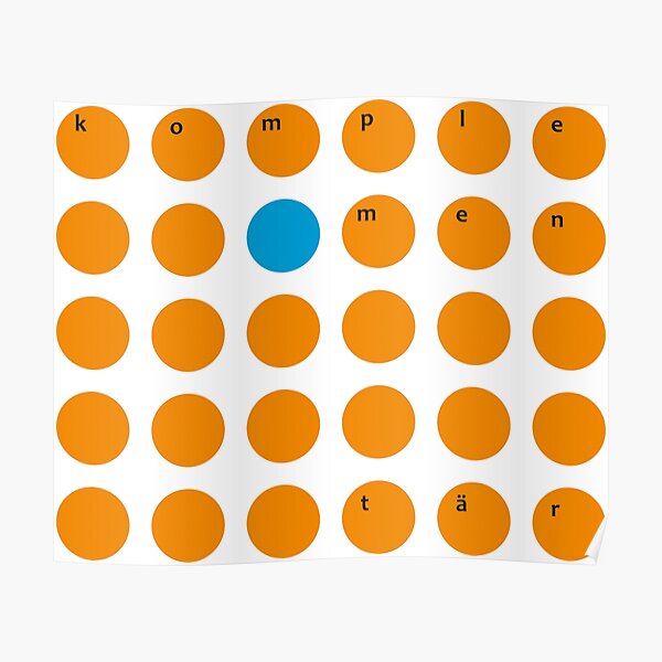 "Complementary colors dots" Poster by paIMAGES | Redbubble