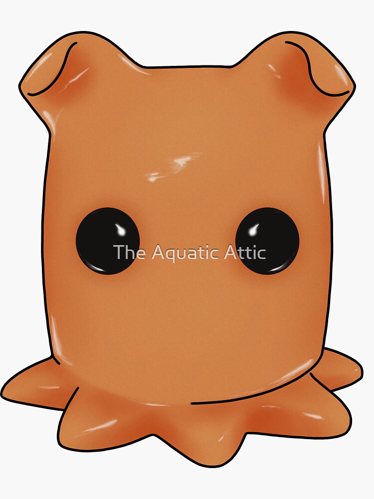 "Orange Dumbo Octopus" Sticker for Sale by IceTouched | Redbubble