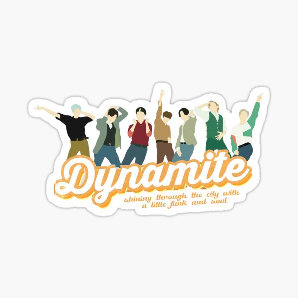 "DYNAMITE" Sticker for Sale by pyzaa | Redbubble