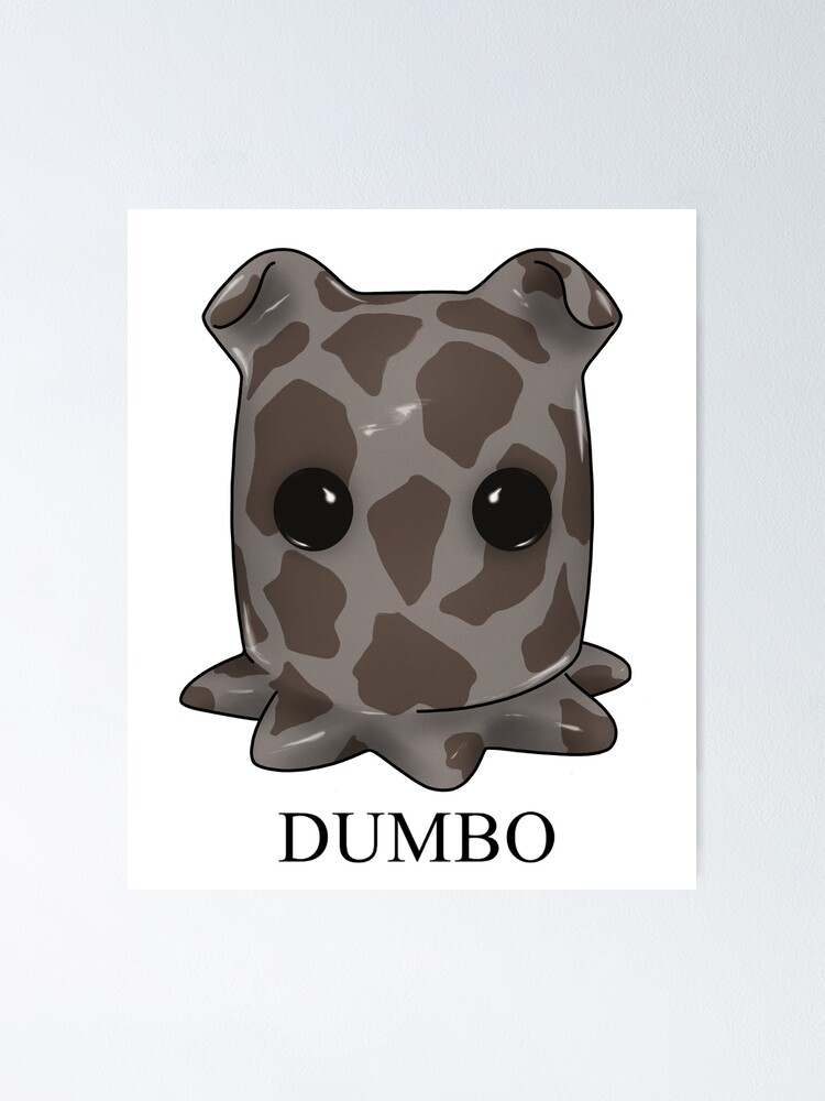 "Giraffe Dumbo Octopus" Poster by IceTouched | Redbubble