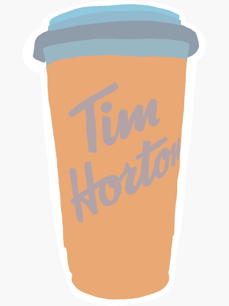 "tim hortons " Sticker by mariafoster | Redbubble