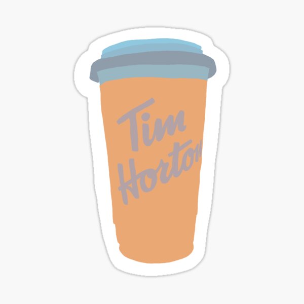 "tim hortons " Sticker by mariafoster | Redbubble