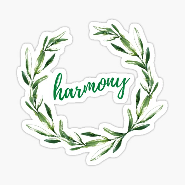 "Harmony" Sticker for Sale by tkevin001 | Redbubble