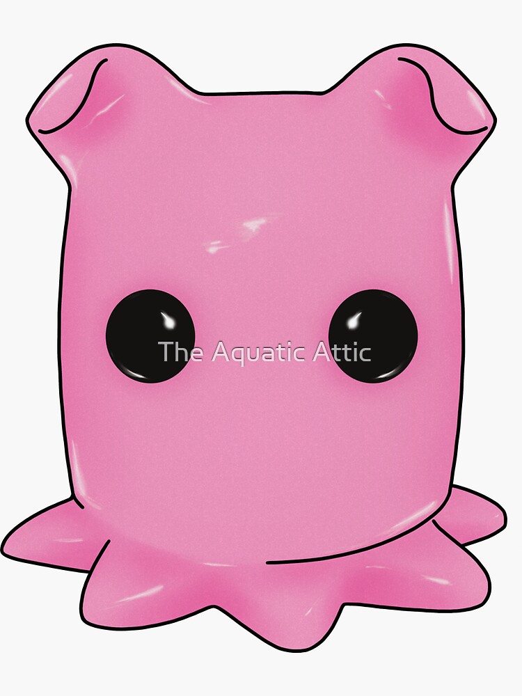 "Pink Dumbo Octopus" Sticker for Sale by IceTouched | Redbubble