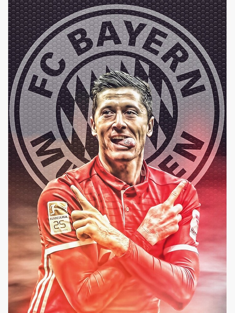 "Robert Lewandowski Art" Art Print by Abokakang | Redbubble