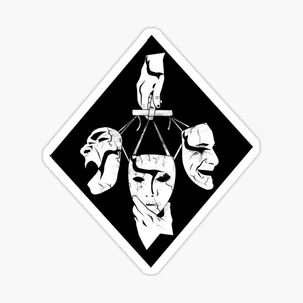 "Hypocrisy" Sticker for Sale by Dastarto | Redbubble