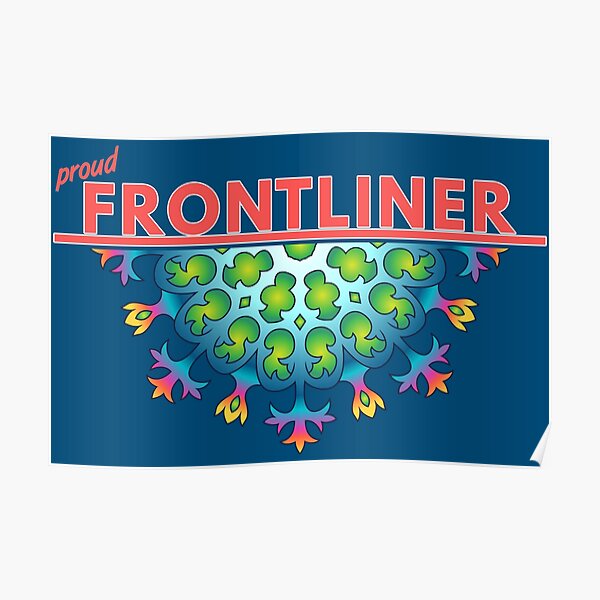 "Proud Frontliner Mandala" Poster by CitizenAwear | Redbubble