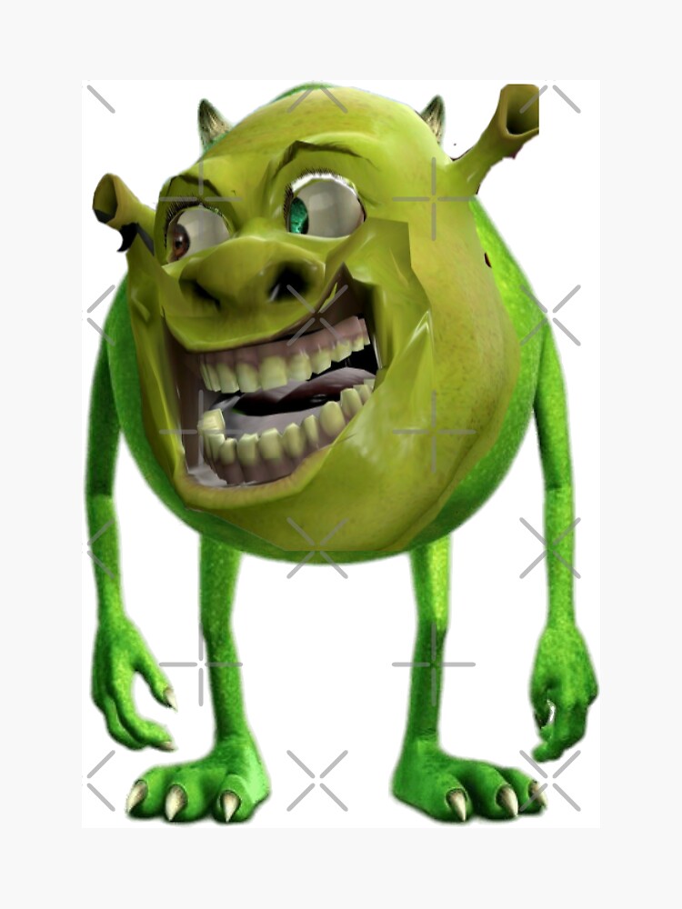 Shrek Wazowski Meme Bruh Moment Magnet For Sale By Lebebart Redbubble