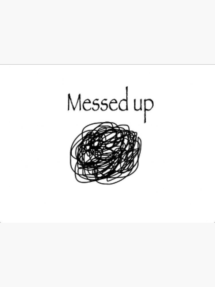 "Messed up scribble" Sticker for Sale by Artist-Minds | Redbubble