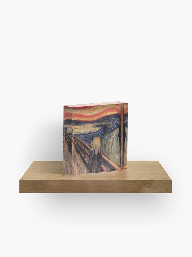 "The Scream by Edvard Munch" Acrylic Block for Sale by artclassics ...