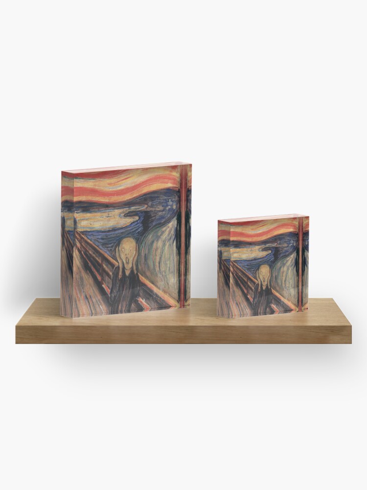 "The Scream by Edvard Munch" Acrylic Block for Sale by artclassics ...