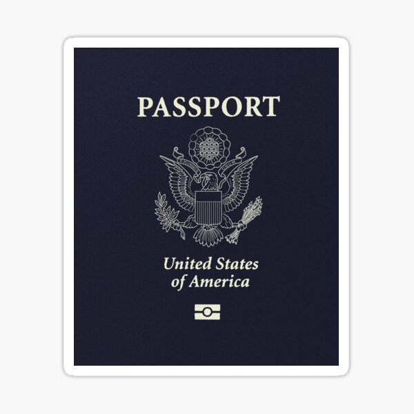 "US Biometric Passport, American Passport " Sticker for Sale by levsal ...