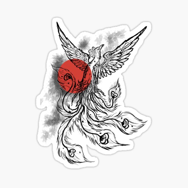"Phoenix" Sticker for Sale by BigJairo | Redbubble