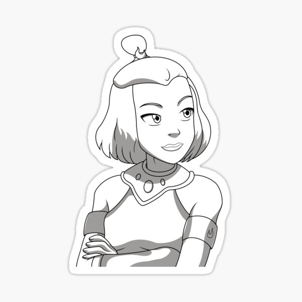 "Suki Lineart" Sticker for Sale by artsy-cici | Redbubble