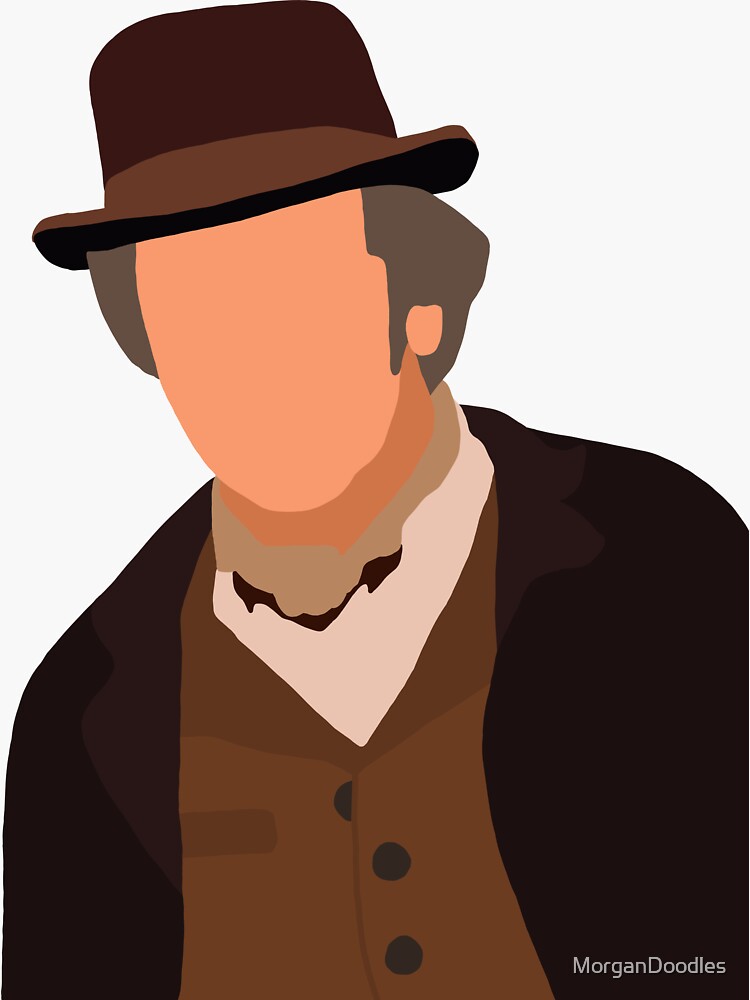 "Matthew Cuthbert Anne With An E" Sticker for Sale by MorganDoodles ...