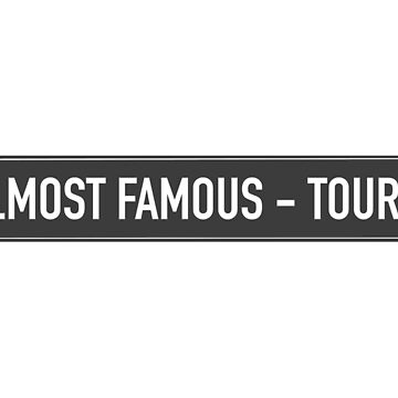 "Almost famous tour bus" Sticker for Sale by Aimeebee95 | Redbubble