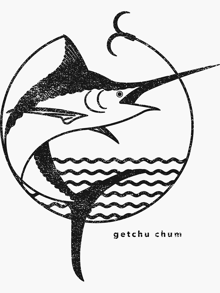 "Getchu Chum" Sticker for Sale by bug-and-max | Redbubble