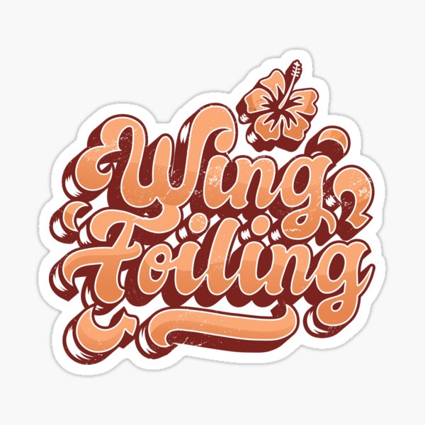 Wing Foiling Stickers | Redbubble