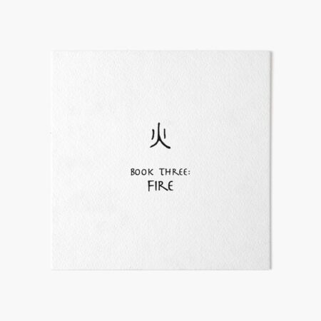 "Book Three: Fire - Avatar: The Last Airbender" Art Board Print for ...