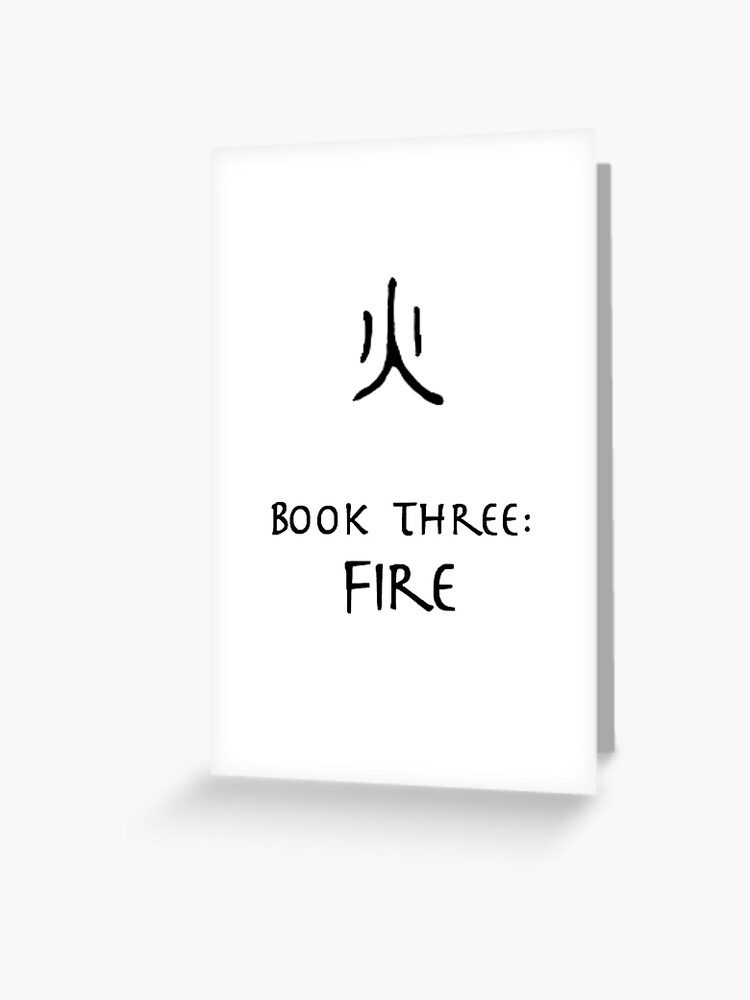 "Book Three: Fire - Avatar: The Last Airbender" Greeting Card for Sale ...