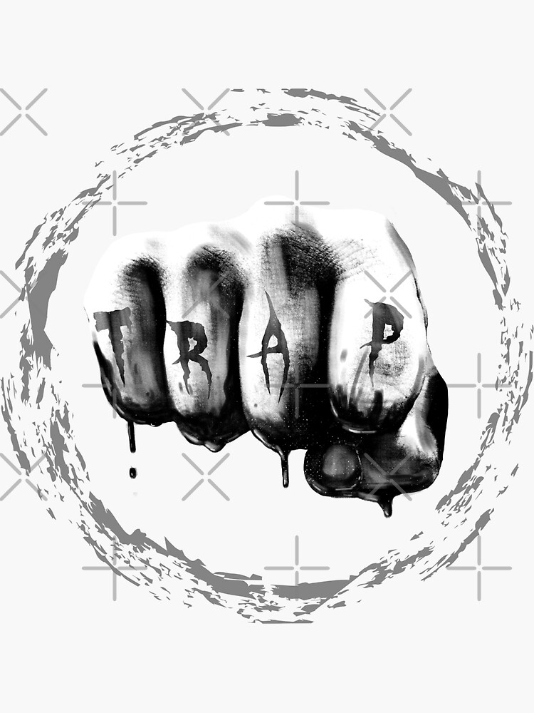 "Satanic Occult Demon Fist" Sticker for Sale by MyFreakyWorld | Redbubble