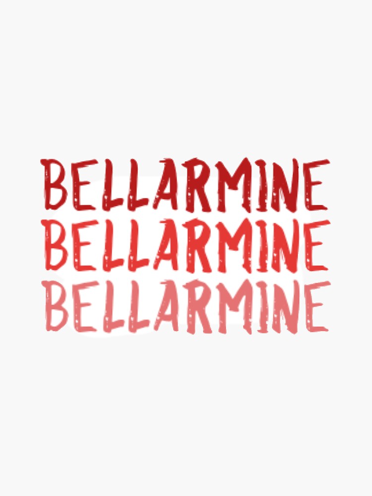 "Bellarmine " Sticker for Sale by hope-fish | Redbubble