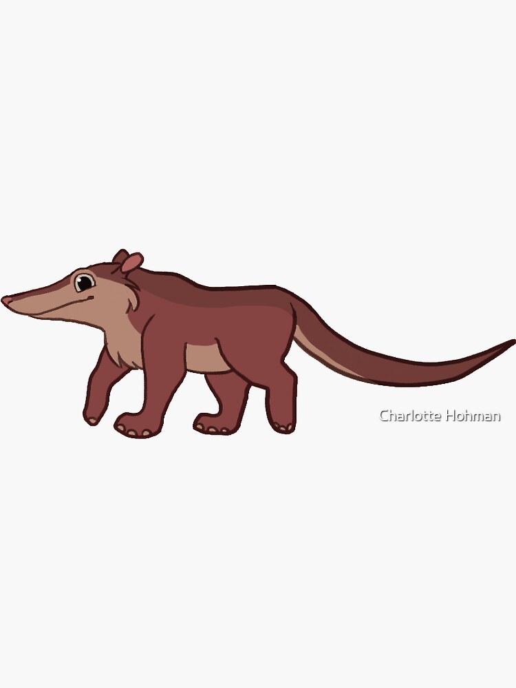 Pegatina «Dibujos animados de Pakicetus» de the-daffodil | Redbubble