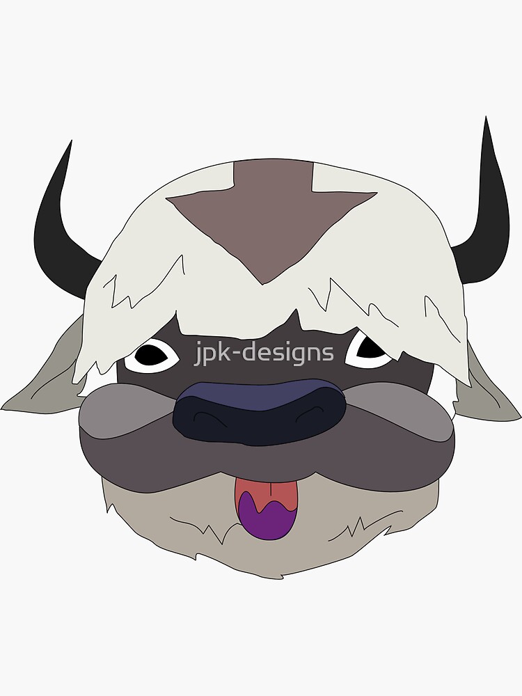 "Appa Berry Tongue" Sticker for Sale by jpk-designs | Redbubble
