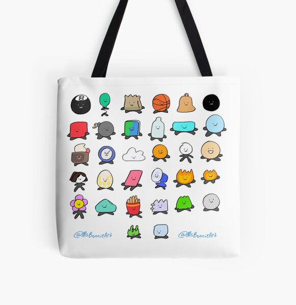"Bfdi All Contestants Pack Part 1" Tote Bag for Sale by MsBonnie ...