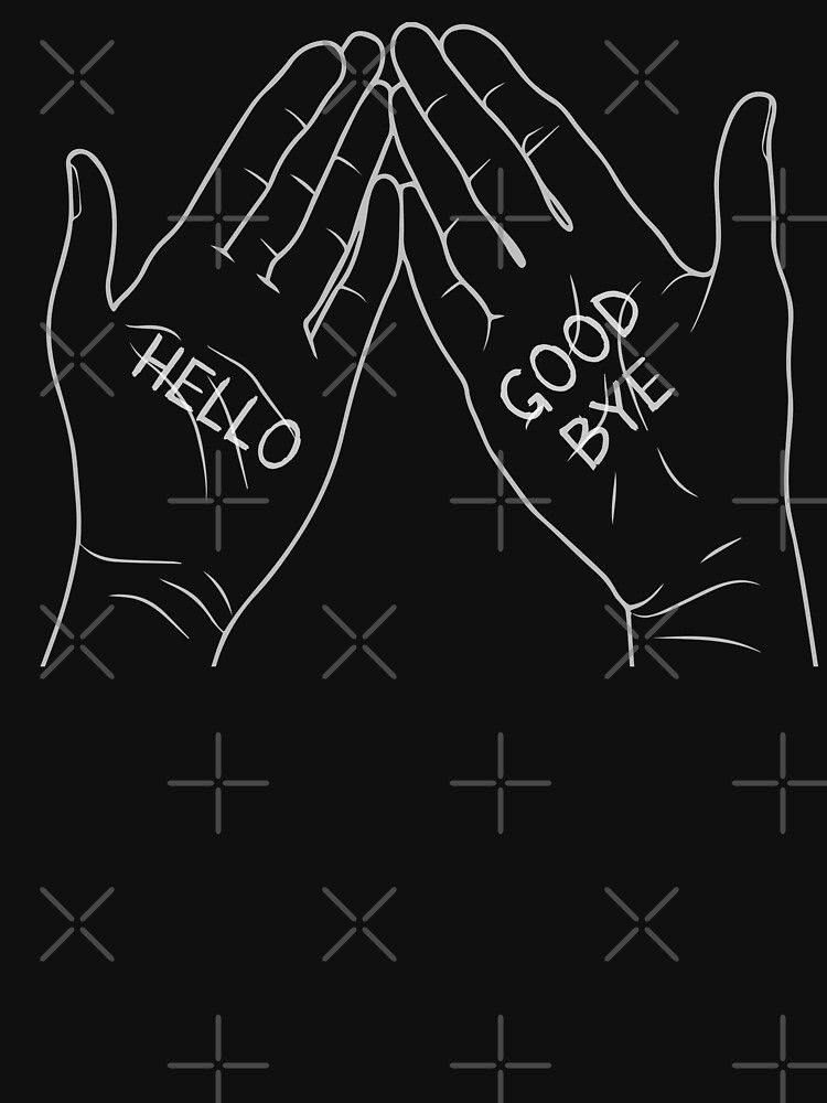 " Klaus Hargreeves Hands, Umbrella Academy, Hello Goodbye" T-shirt for ...