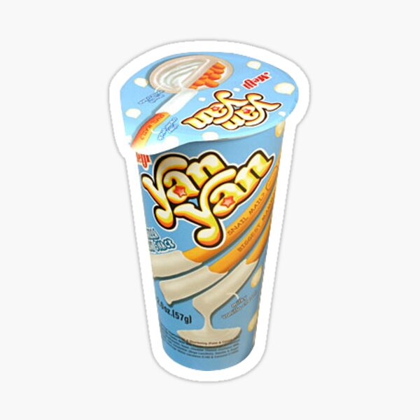 "Meiji Yan Yan Vanila Japanese Snack" Sticker for Sale by breadhouse ...