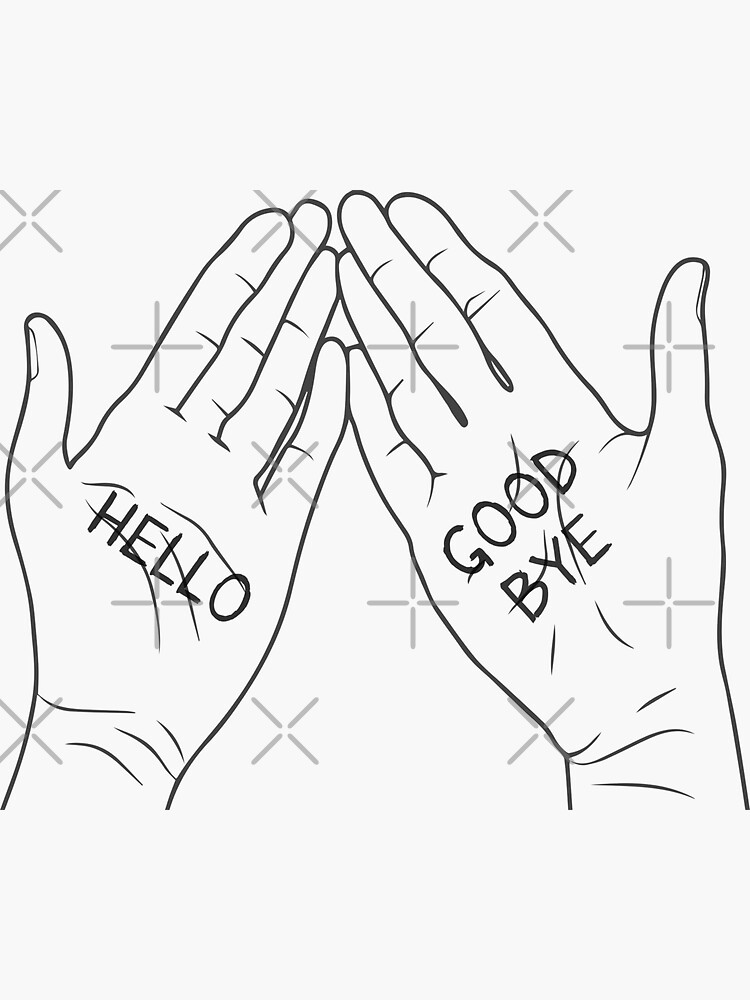 Pegatina «Klaus Hargreeves Hands, Umbrella Academy, Hello Goodbye 2» de ...