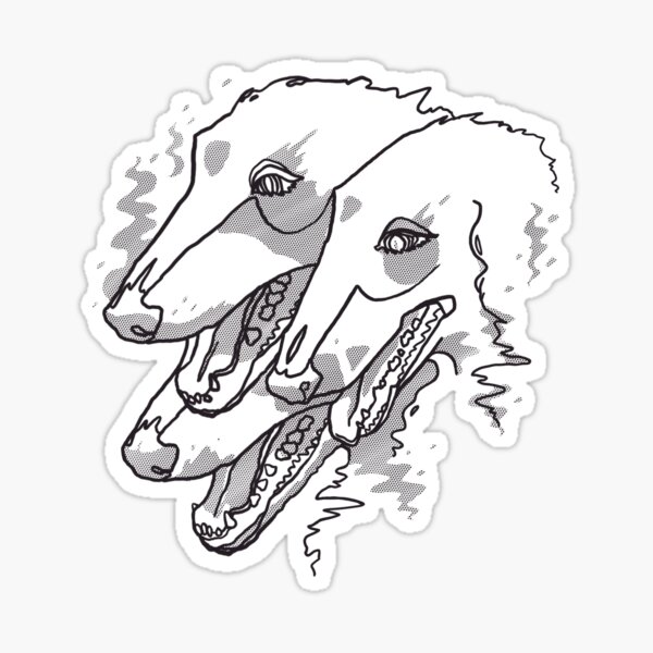 "Cerberus" Sticker by ColFused | Redbubble
