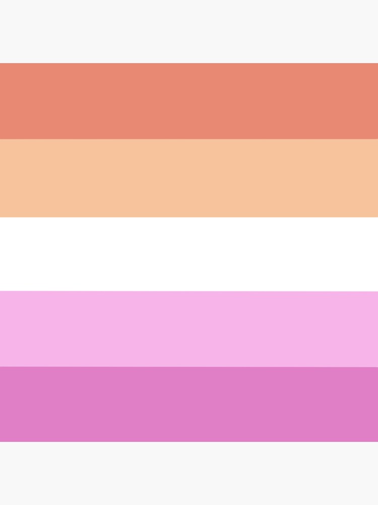 "Pastel Lesbian Pride Background" Sticker for Sale by honeyandpeaches ...