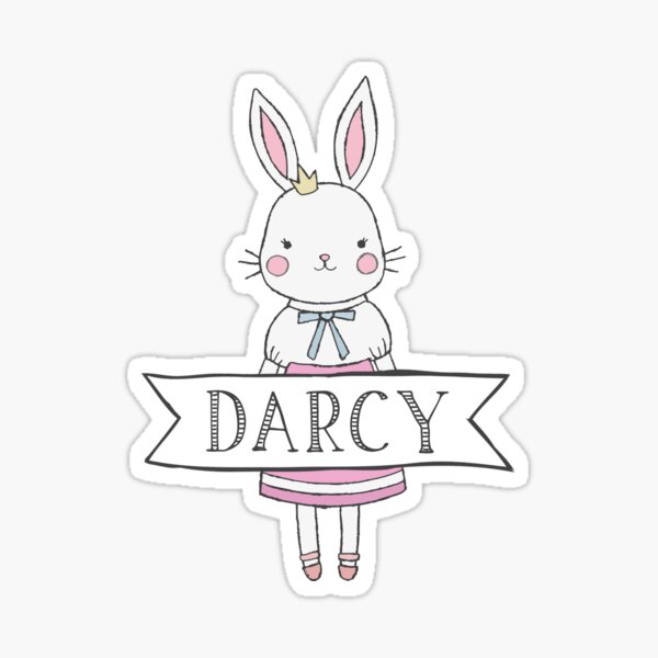 "Darcy" Sticker by A-Personalised | Redbubble