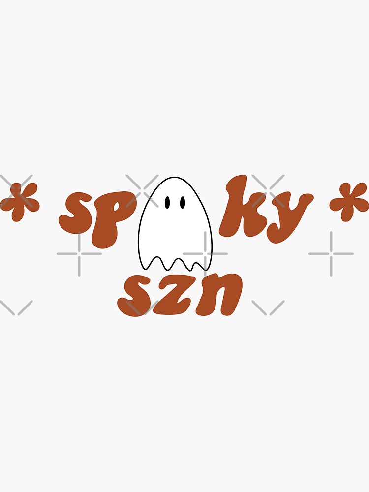 "Spooky Szn" Sticker by nicoleto | Redbubble