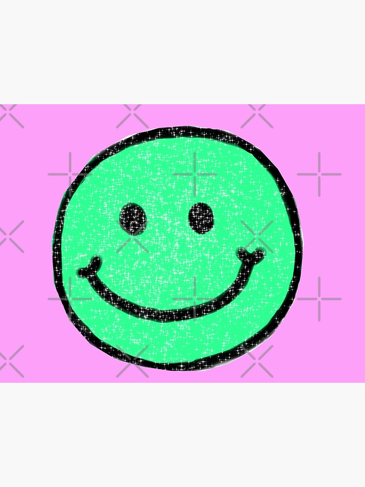 " green aqua smiley face" Poster for Sale by jeiddesigns | Redbubble