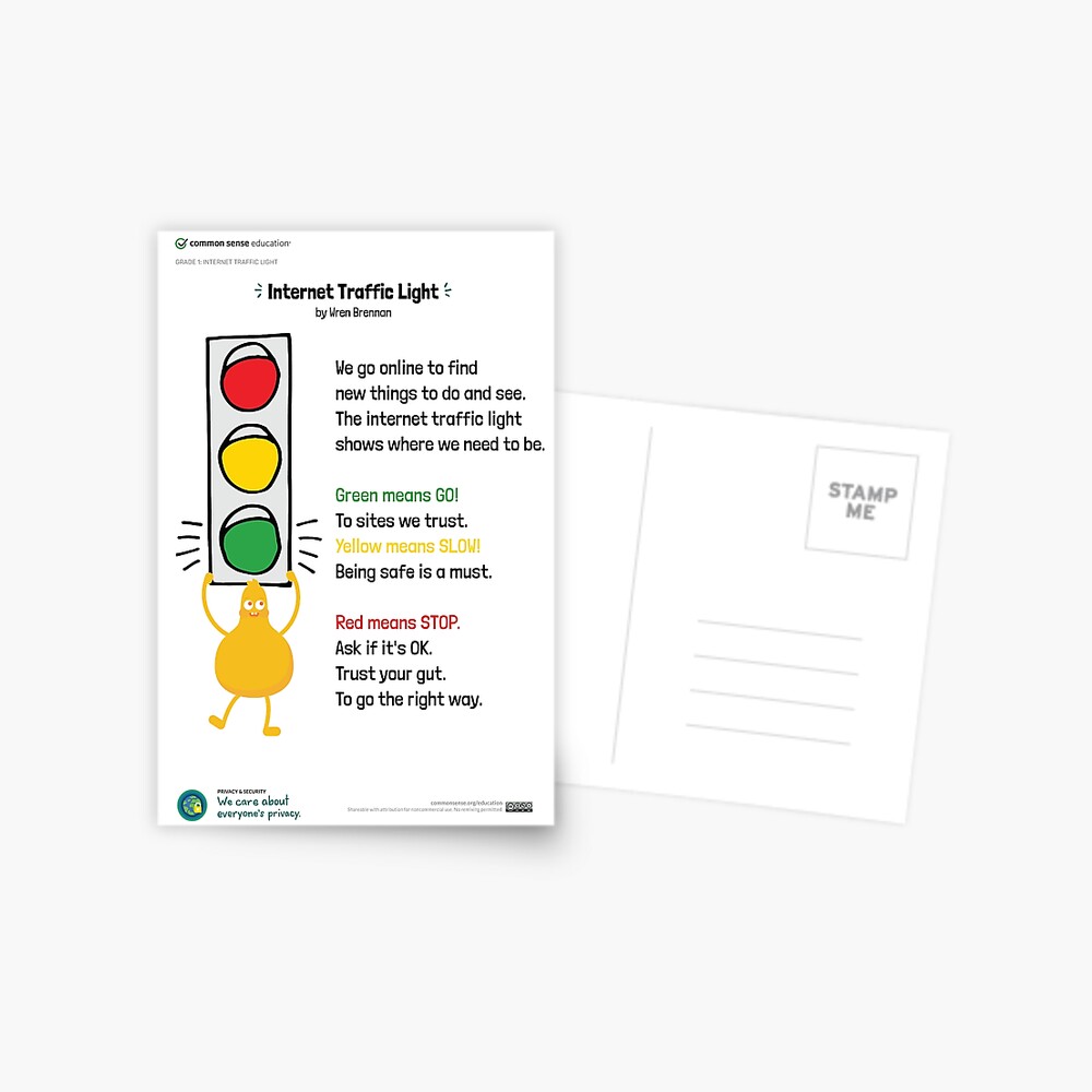 ""Internet Traffic Light" Poem Poster" Poster for Sale by Common Sense ...