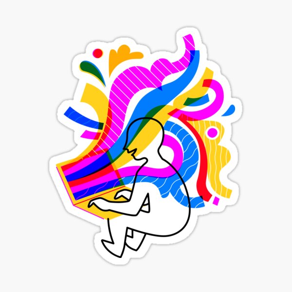 "Creative Flow" Sticker by ejcreative | Redbubble