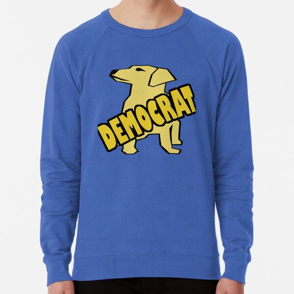 "Yellow Dog Democrat" Lightweight Sweatshirt for Sale by Wildjourne ...