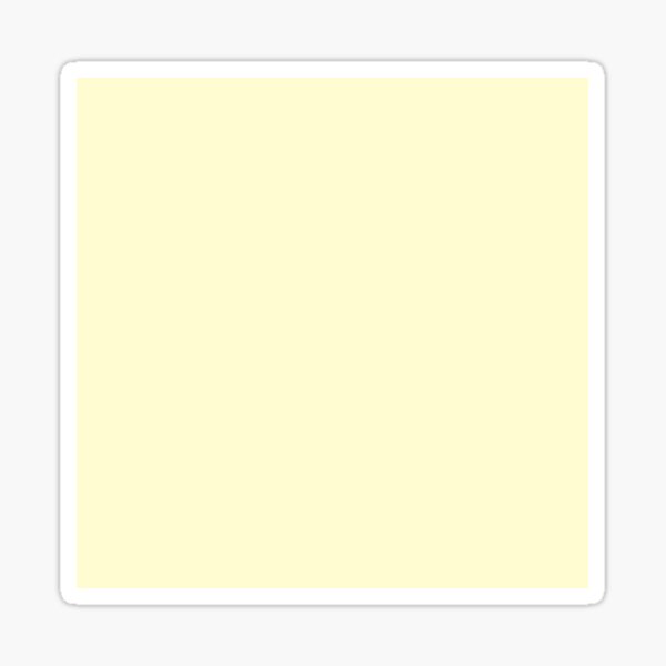 "Aesthetuc Pastel Yellow Colour" Sticker for Sale by millafrlan | Redbubble