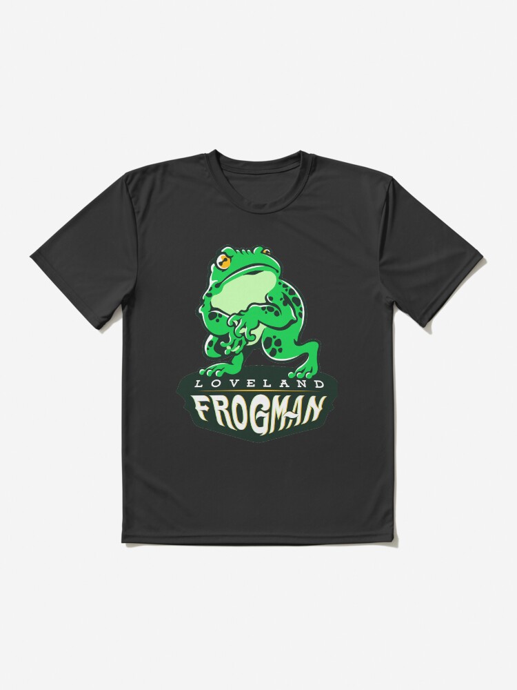 "Loveland Frogman Mascot" Active T-Shirt for Sale by cryptid-clyde ...