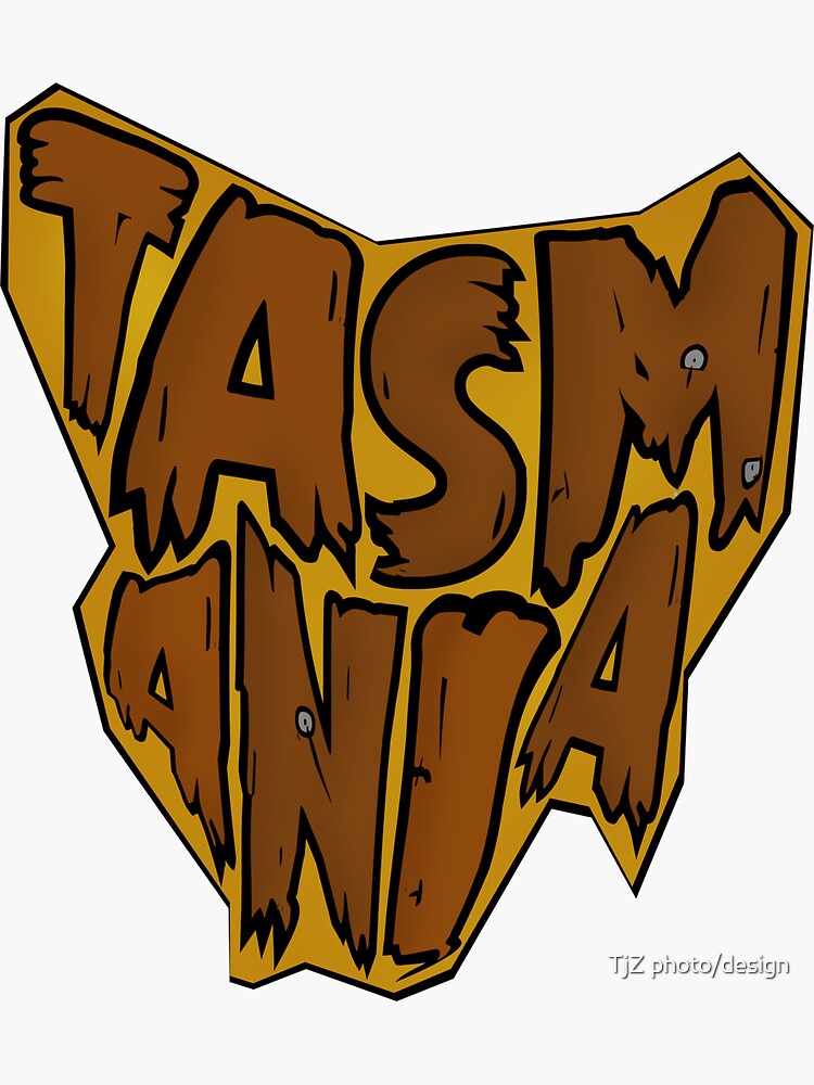 Map Of Tassie Sticker By Timz Redbubble