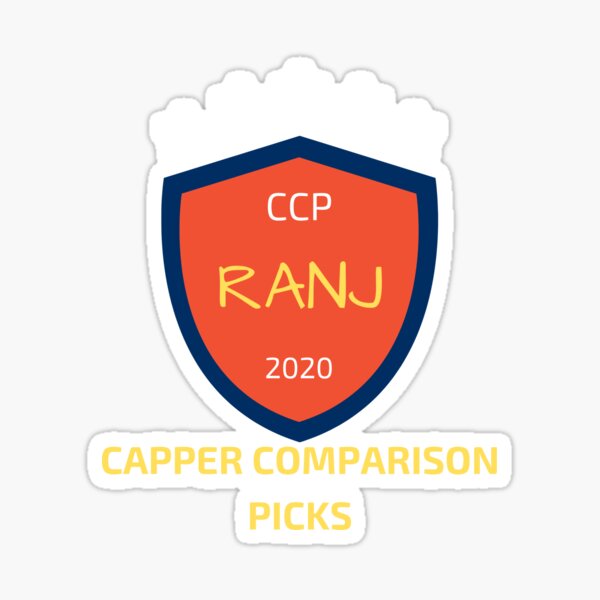 "Capper Comparison Picks Logo" Sticker by RanjCappers | Redbubble